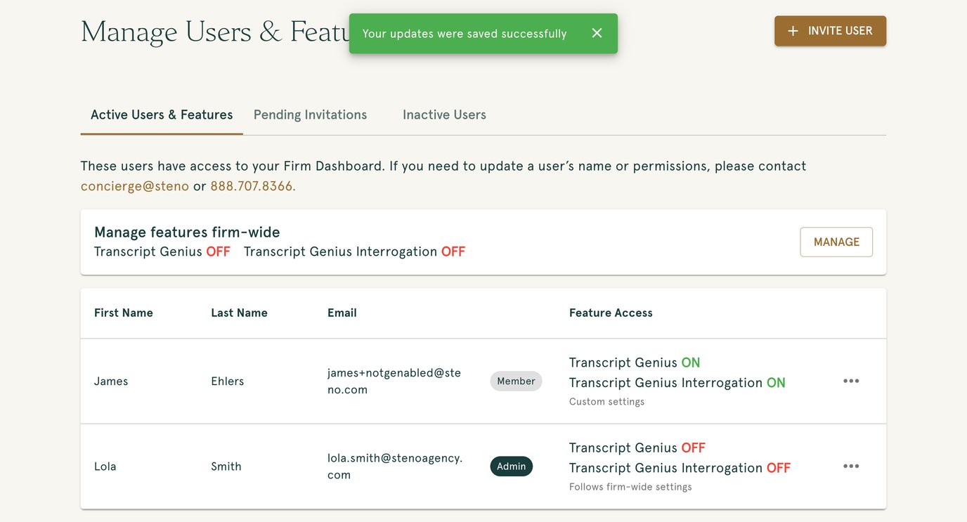 How Do I Enable Transcript Genius?